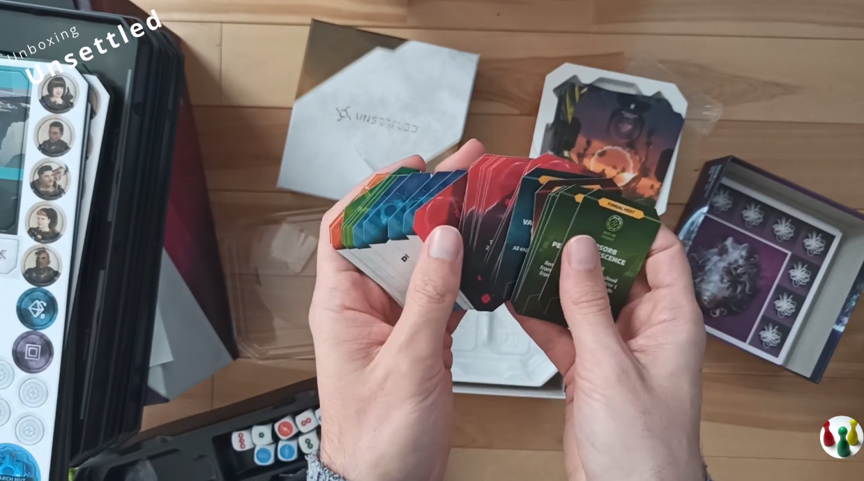 Unsettled: What's inside the core box (board game components) - Meeple ...